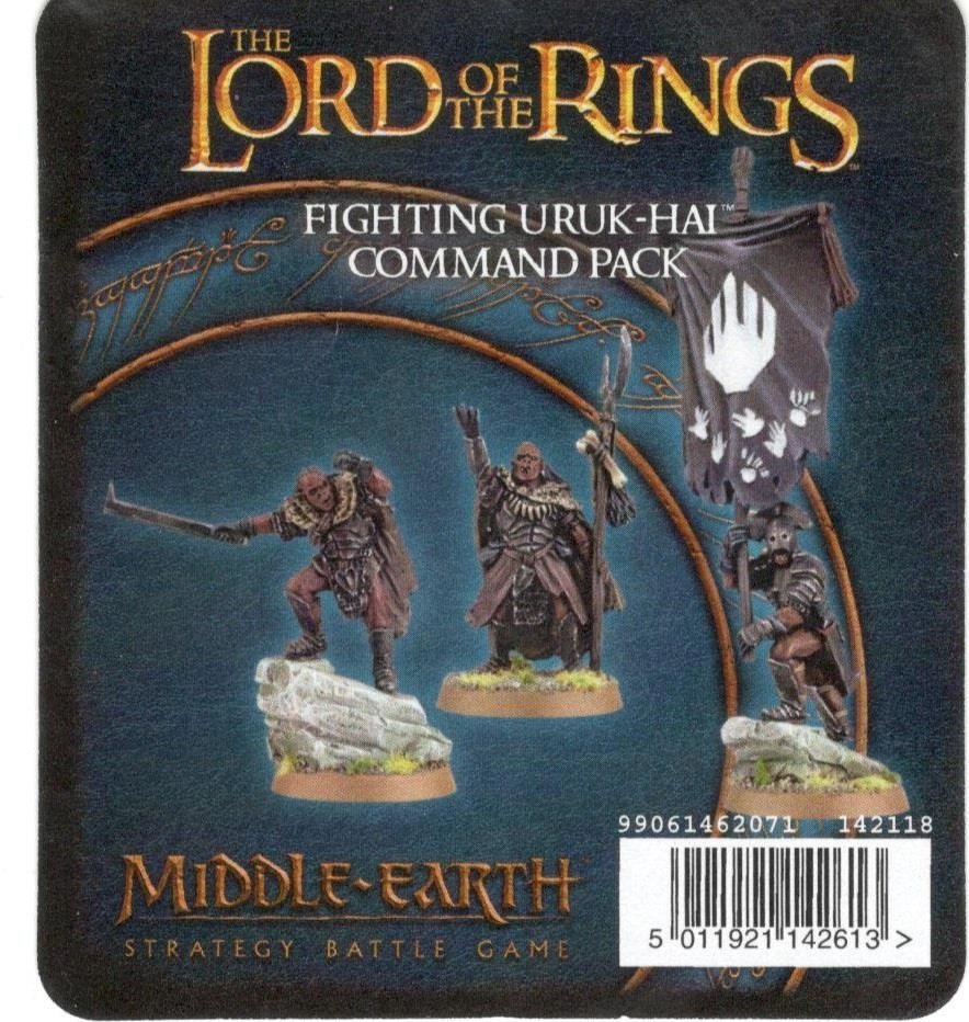Isengard: Fighting Uruk-hai Warrior Command Pack | Games Workshop ...